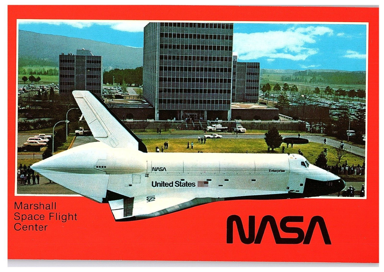 NASA Marshall Space Flight Center Huntsville Alabama Airplane Postcard ...