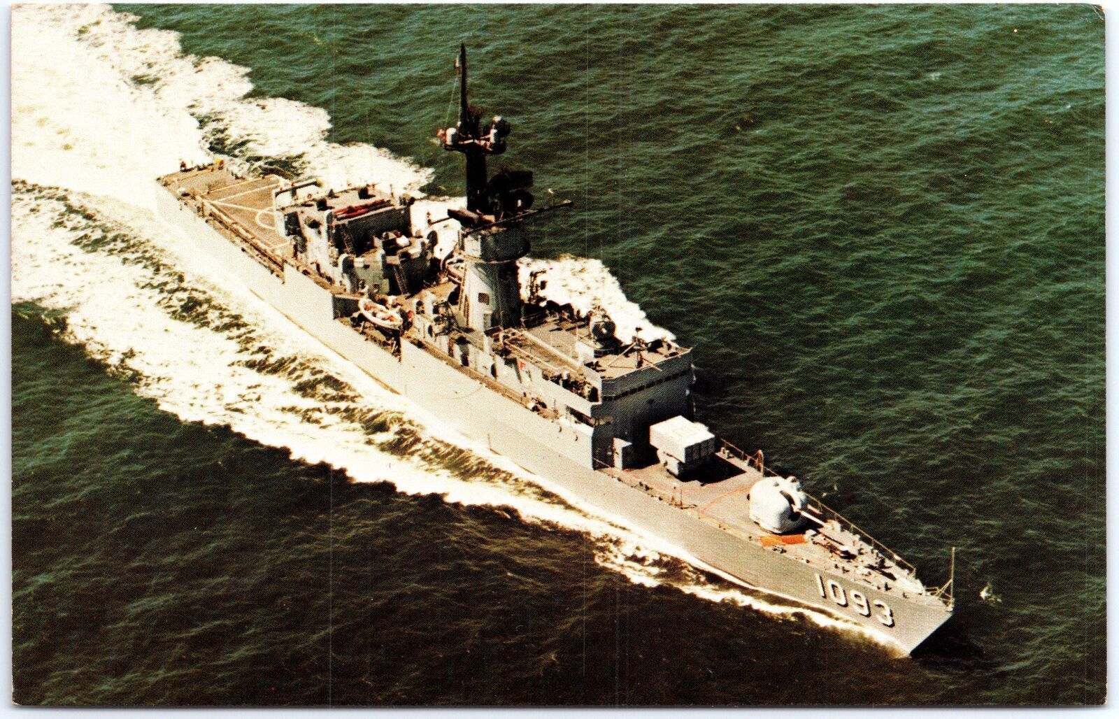 Vintage Postcard U.S.S. Capodanno (Ff-1093) Knox Class Frigate U.S ...