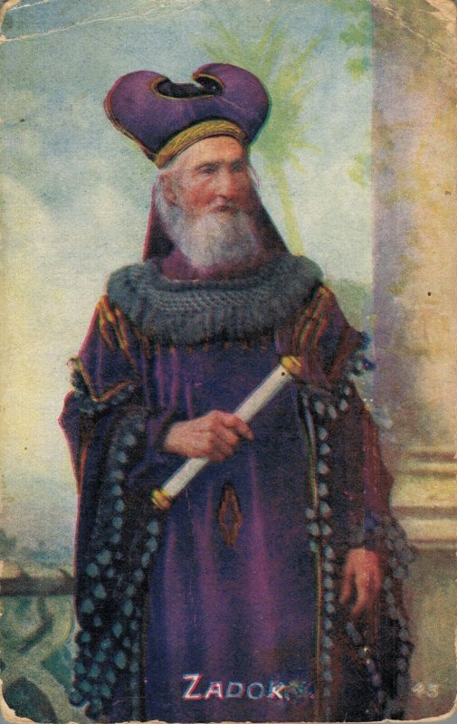 Zadok High Priest in the time of David and appears in the Old Testament ...