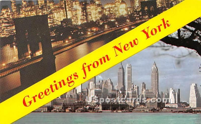 Greetings from Brooklyn Bridge in New York City Bridges, New York ...