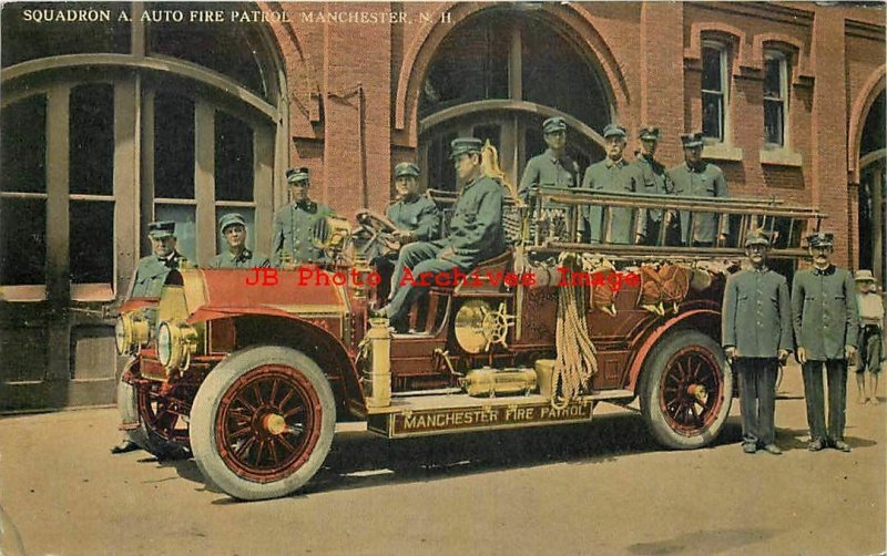 NH, Manchester, New Hampshire, Fire Department Patrol Truck, Teich No A ...