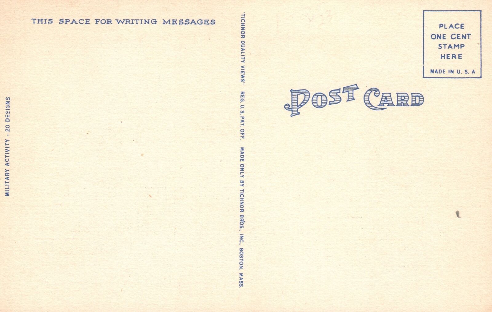 Vintage Postcard 1920's Field Kitchen Army Military Camp Rations Foods ...