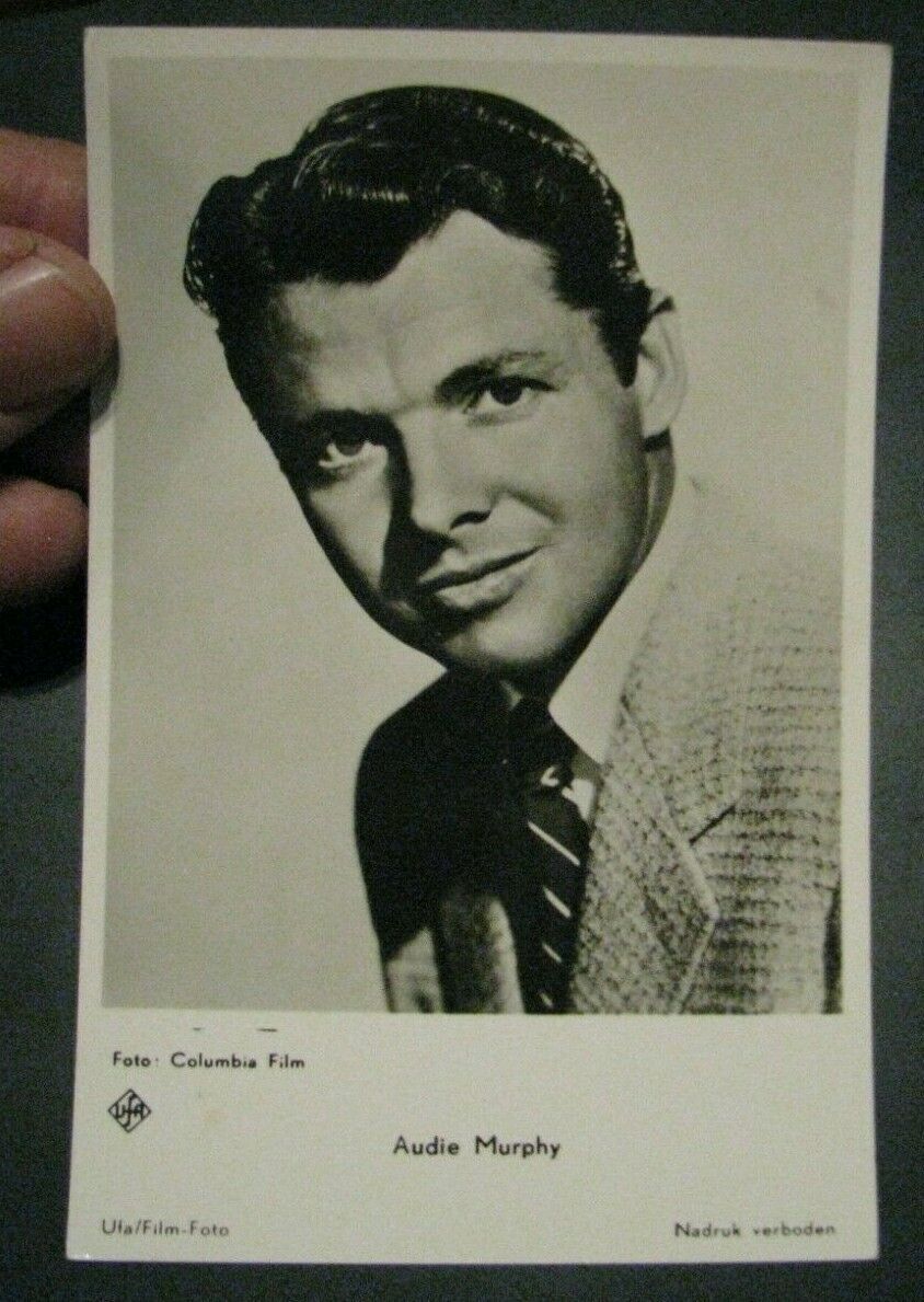 Audie Murphy Postcard Actor Actress Movie Star Hollywood | United ...