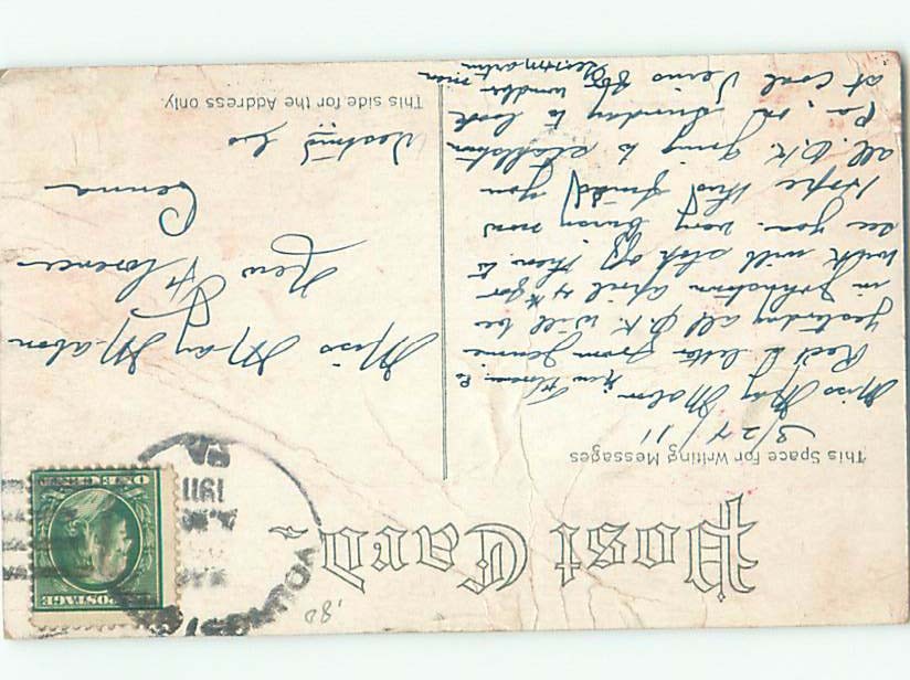 Pre-Linen Risque SEXY WOMAN ALL DRESSED IN RED AB6104 | Topics - Risque ...