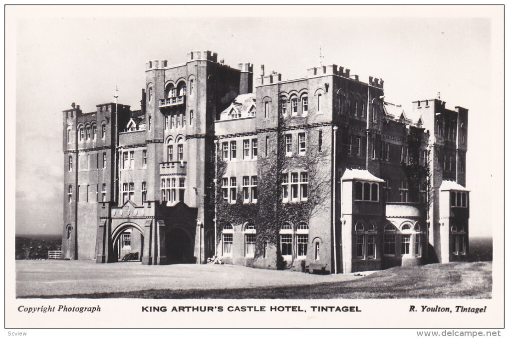 RP, King Arthur's Castle Hotel, TINTAGEL (Cornwall), England, UK, 1920 ...
