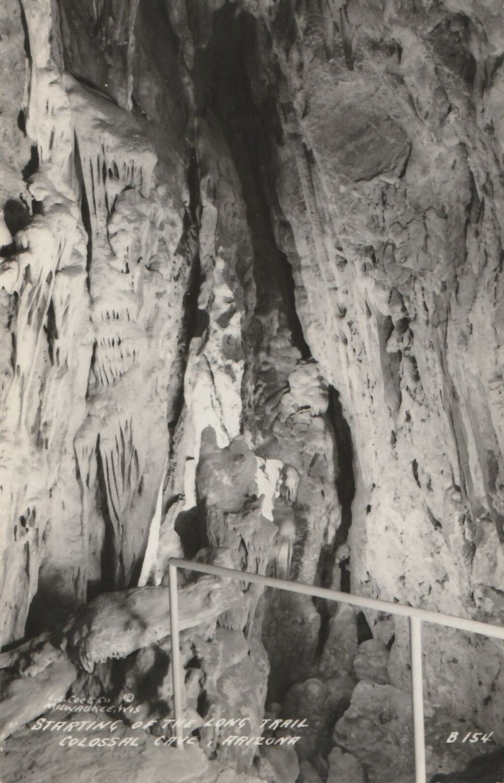 Vintage Postcard Start of the Long Trail Colossal Cave Arizona Real ...