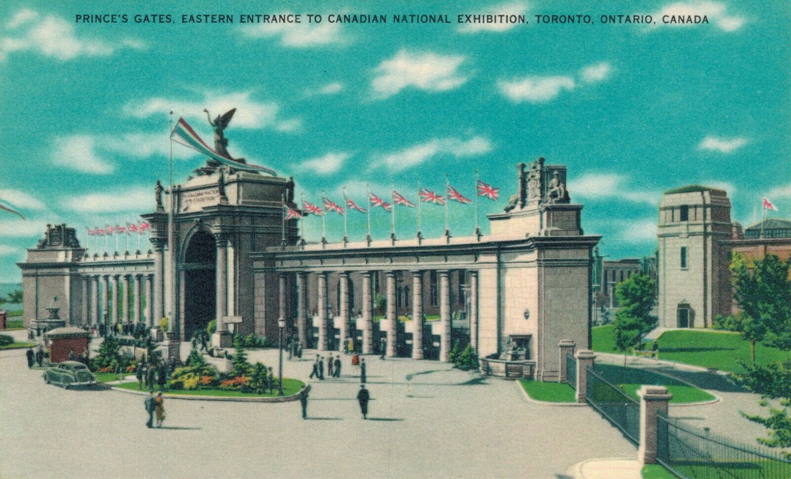 Canada Prince Gates Eastern Entrance Canadian National Exhibition ...