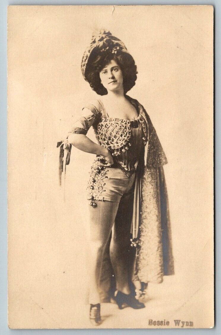 RPPC Vaudeville Actress & Singer Bessie Wynn Postcard | Other ...