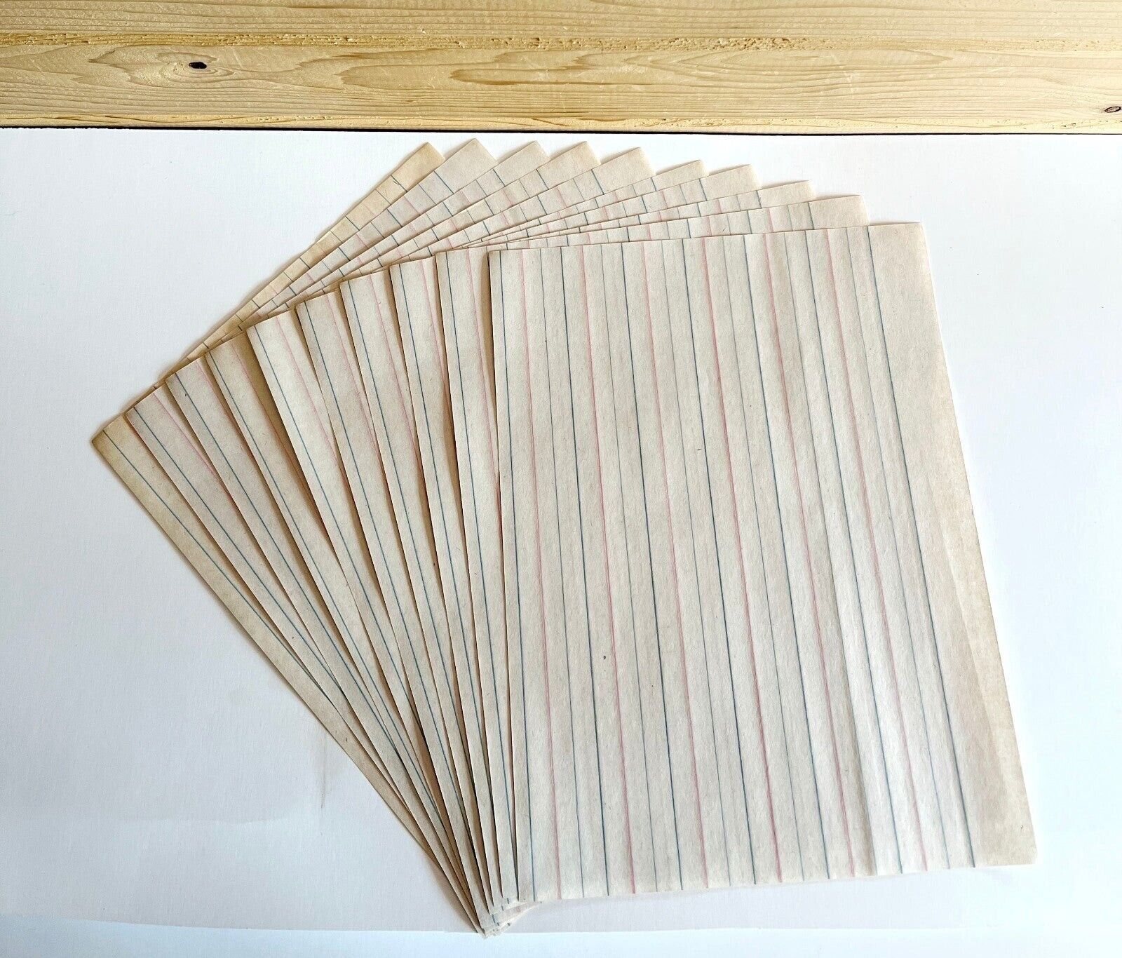 1960s Ruled Paper Vintage Lot of 10 School Supply Crafts Ephemera ...