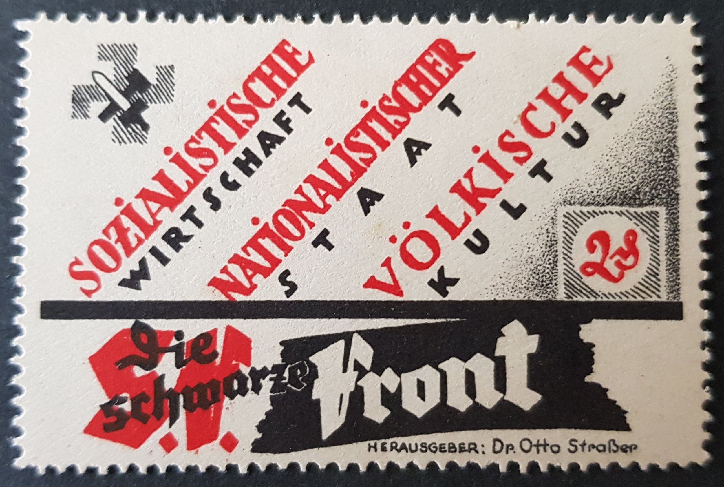 Rare Germany Third Reich Original Cinderella Propaganda Vignette Label ...