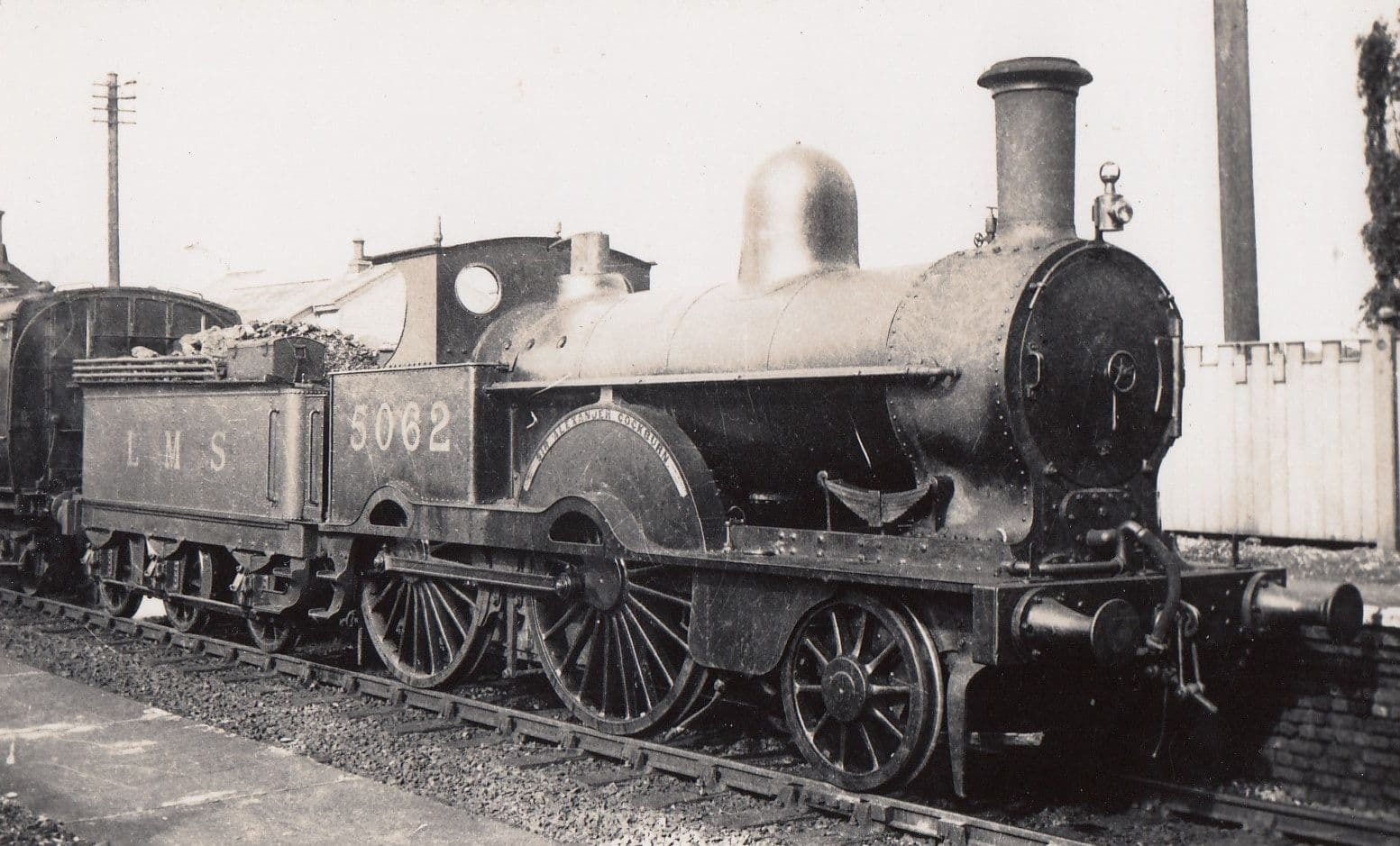 LMS Railway Class 2-4-0 no 5062 Alexander Cockburn Scottish Train RPC ...