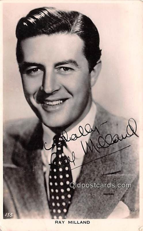 Ray Milland Movie Star Actor Actress Film Star Unused | Topics ...
