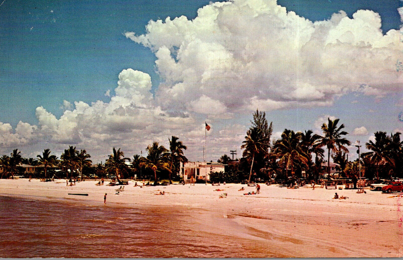 Florida Fort Myers Beach Municipal Bathing Beach 1972 | United States ...