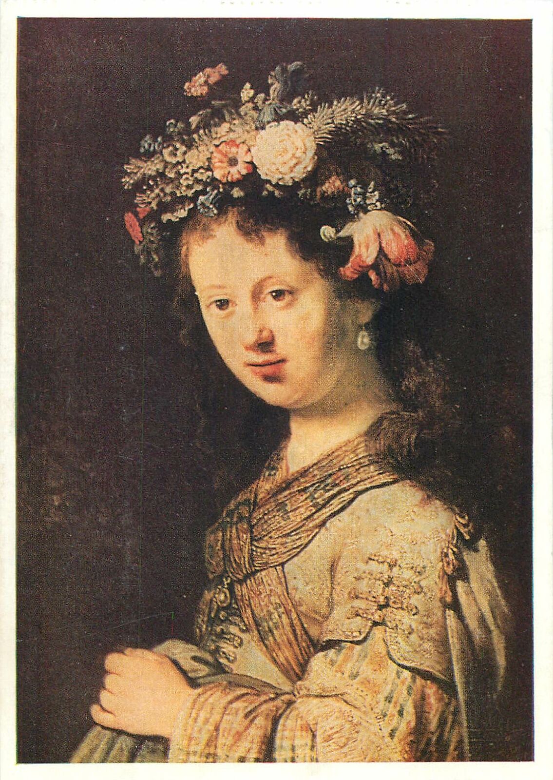 Painting artist Postcard Rembrandt Flora | Other / Unsorted, Postcard ...