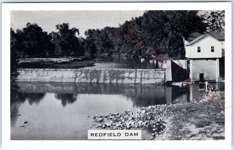 c1960 Redfield, IA Dam Middle Raccoon River Kaeser Blair B&W Photo ...