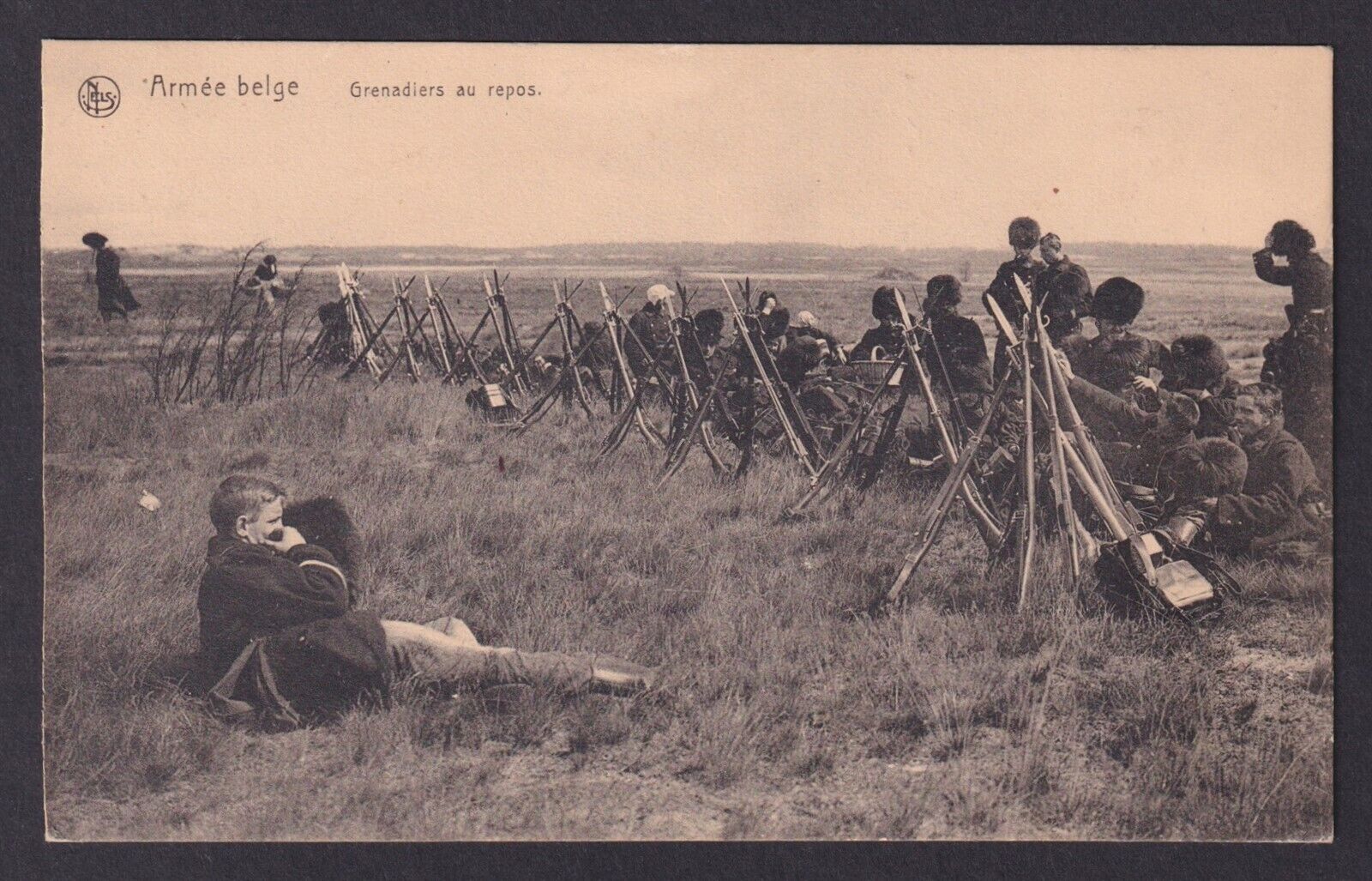 Postcard Armée Belge (Belgian Army) WWI, Grenadiers at rest | Europe ...