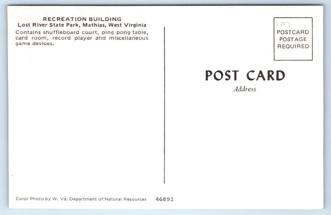 LOST RIVER STATE PARK, Matthias WV ~ RECREATION BUILDING c1950s-60s ...