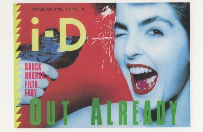 Moira Bogue Female Driller Killer Movie Style Magazine Cover Postcard ...