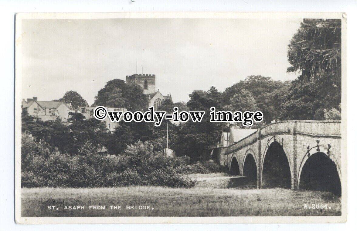 tq1336 - View of the Cathedral & Bridge from the Riverside, St.Asaph ...