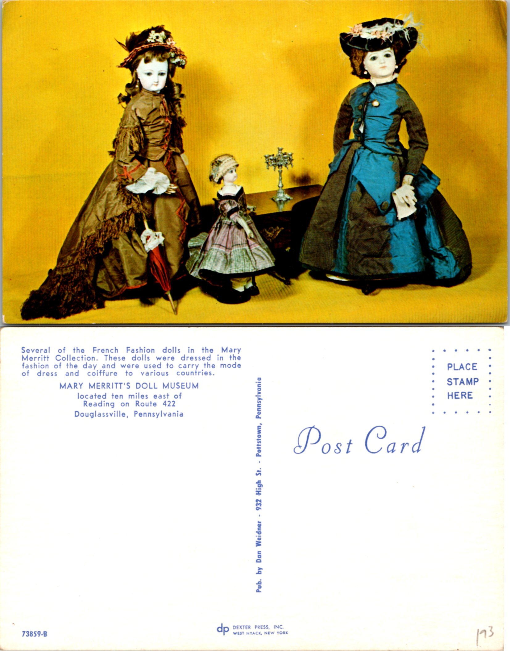 Mary Merritt's Doll Museum (16454 | Topics - Museum, Postcard / HipPostcard