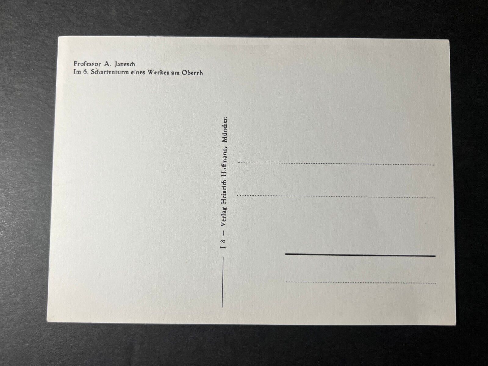 Mint Germany Postcard Military Tank A Janesch Artist WW2 Panzer ...