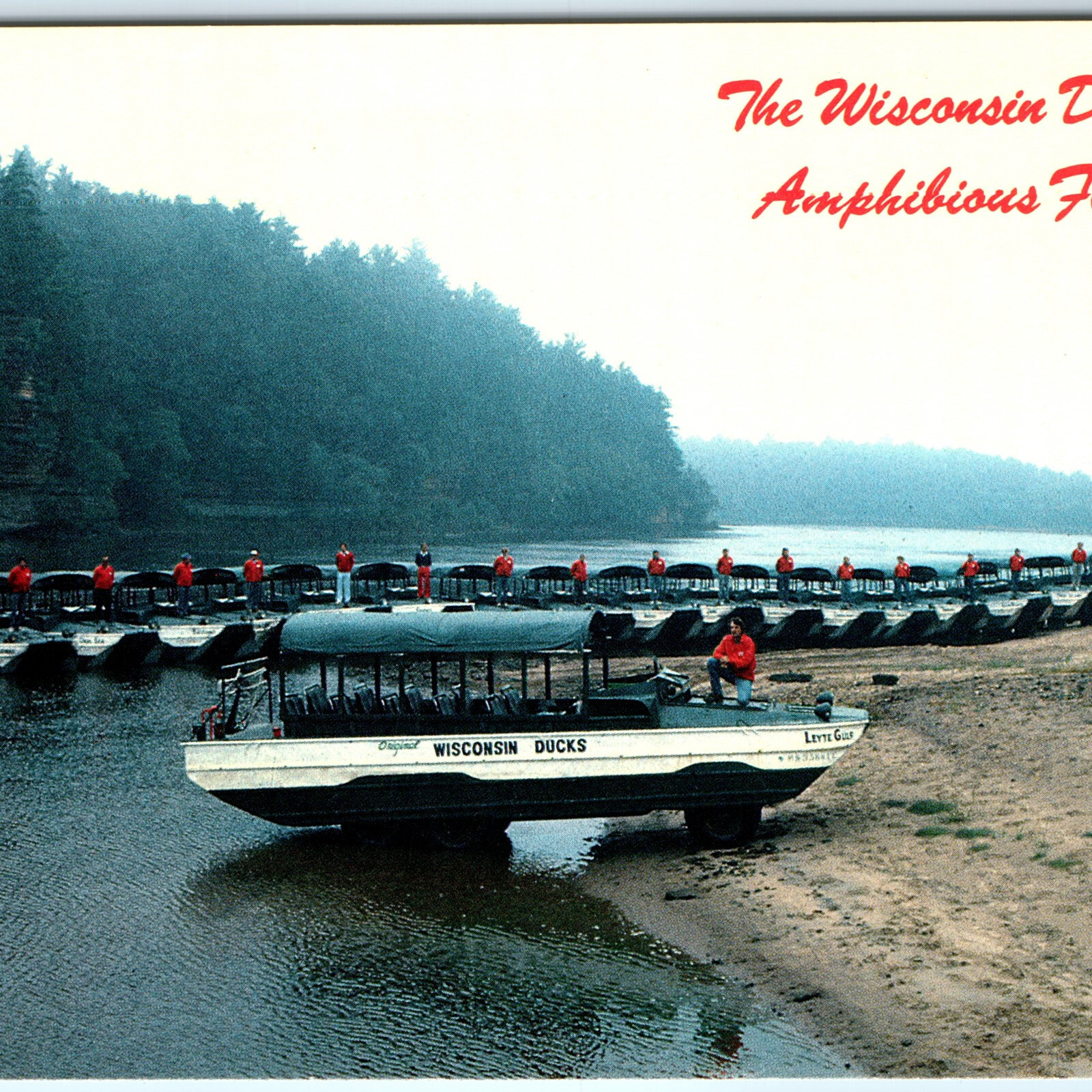 c1980s Wisconsin Dells, WI Duck Amphibious Fleet Tour Boat Leyte Chrome ...