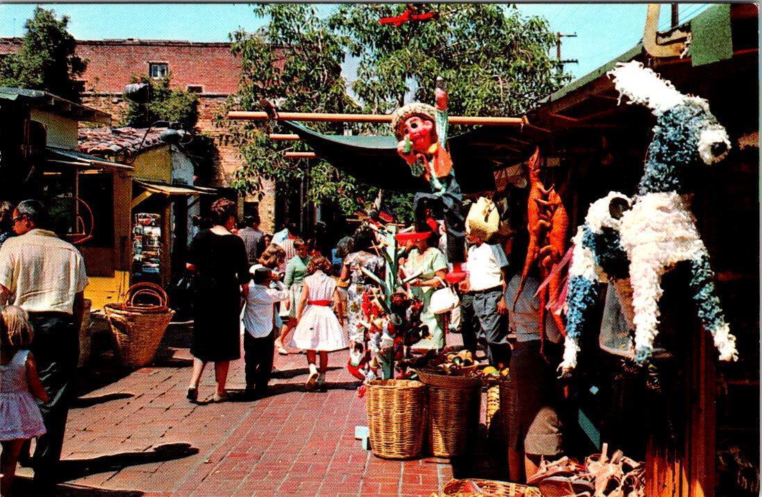 Los Angeles, CA California OLVERA STREET Market Stalls~Pinatas~Children ...