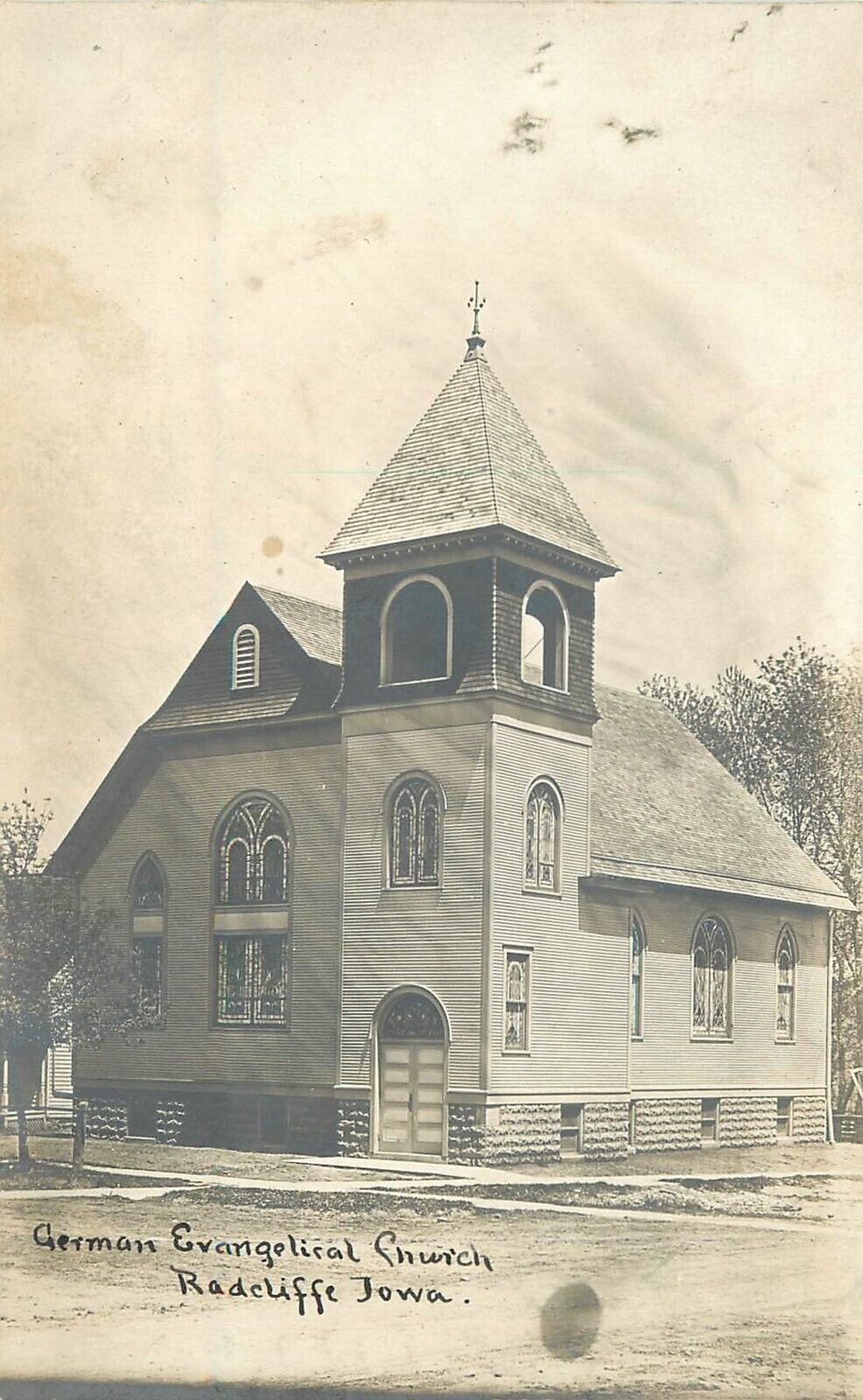 Postcard Iowa Radcliffe German Evangelical Church C-1910 23-10161 ...
