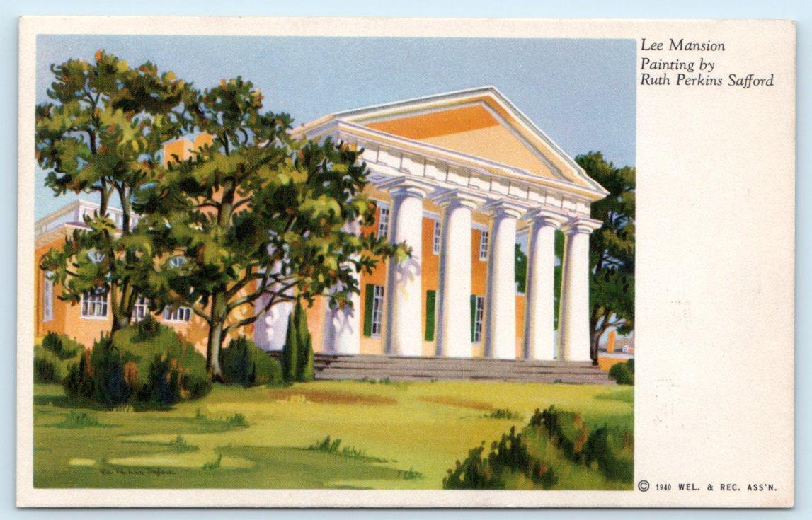 3 Postcards ARLINGTON, VA Ruth Perkins Safford LEE MANSION Slave ...
