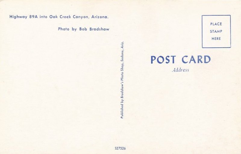 Highway 89A Heading into Oak Creek Canyon AZ, Arizona | United States ...