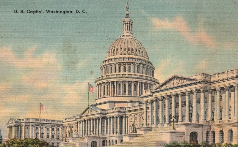 Vintage Postcard 1943 The United States Capitol Washington D.C ...
