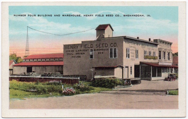 PC Number Four Building & Warehouse Henry Field Seed Shenandoah, Iowa ...