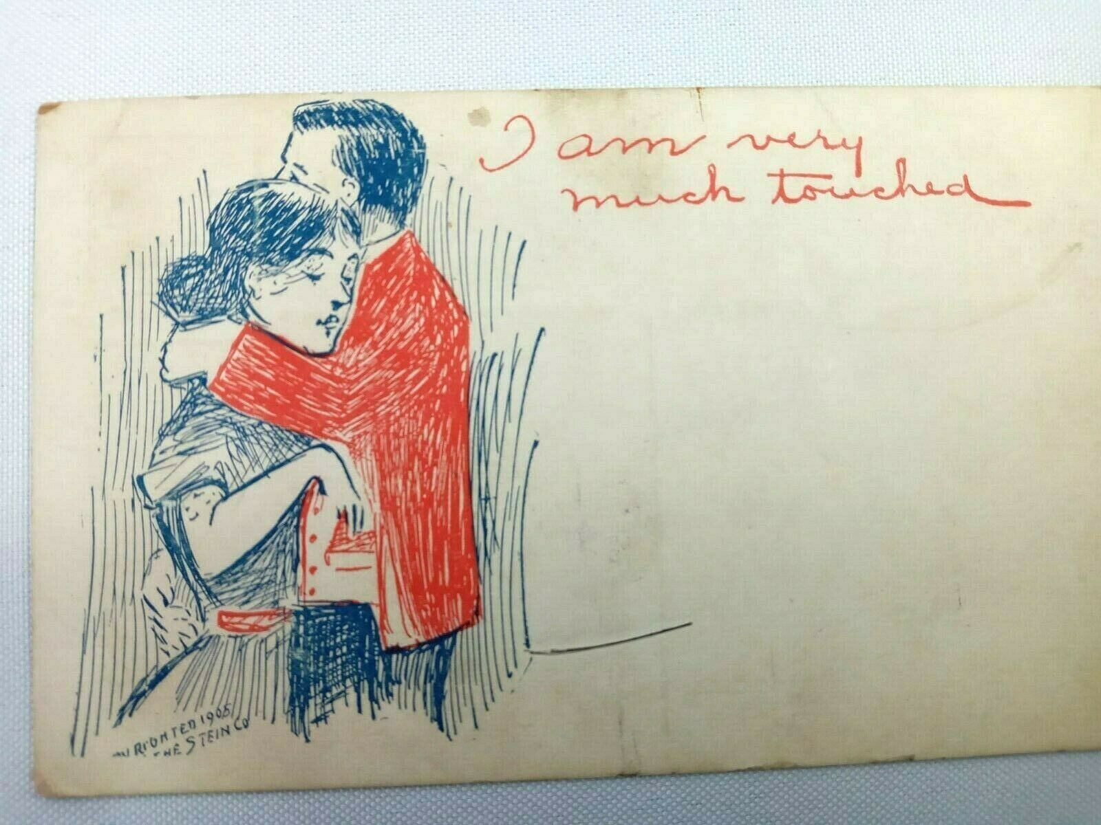 Vintage Postcard 1908 "I am very much touched" | Other / Unsorted ...