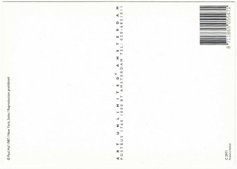 Graffiti by Rene Moncada I Am The Best Artist Soho NYC 1987 Postcard ...