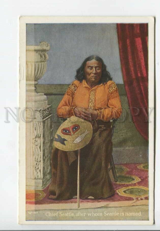443290 USA American Indians Chief Seattle after whorn Seattle is named ...