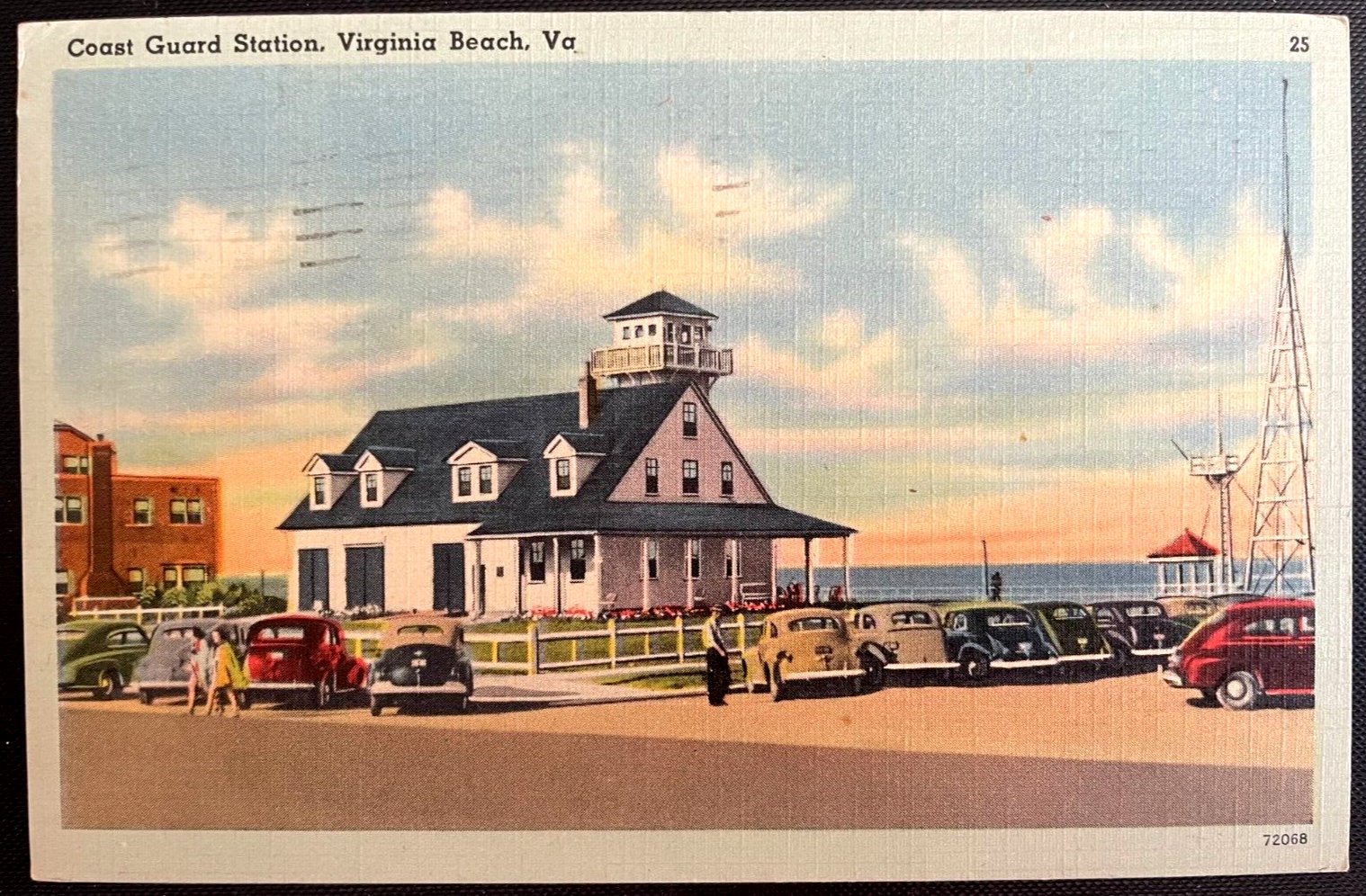 Vintage Postcard 1950 (Old) Coast Giard Station Virginia Beach Virginia ...