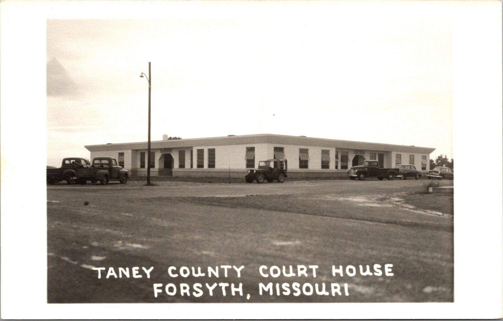 Real Photo Postcard Taney County Courthouse in Forsyth, Missouri~136121 ...
