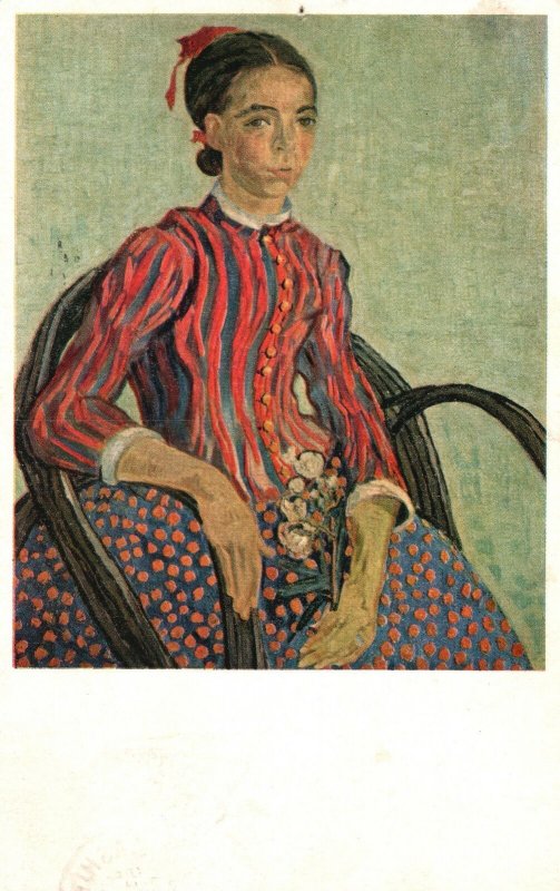 Vintage Postcard 1955 La Mousme By Vincent Van Gogh National Gallery Of ...