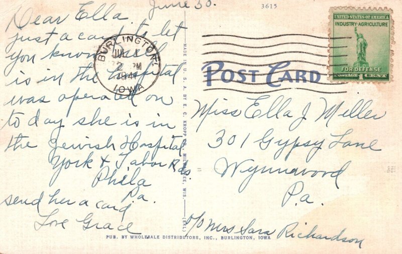 Vintage Postcard 1941 Scenic View Black Hawk Springs Crapo Park ...