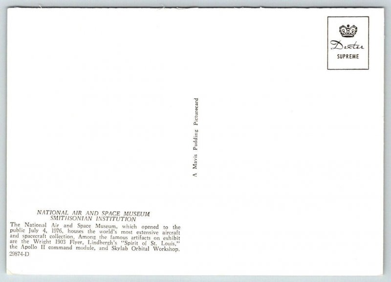 VIntage Nasa National Air and Space Museum Smithsonian Institute ...