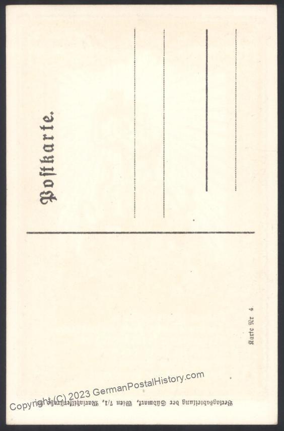 Austria NSDAP ca 1921 Nazi Anti-Communist Anti-Semitic Propaganda Card ...