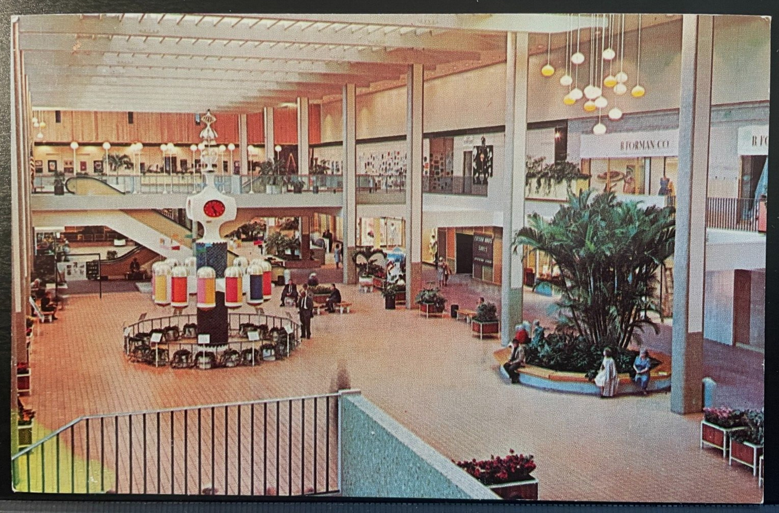 Vintage Postcard 1960 Midtown Plaza Shopping Mall, Rochester, New York ...
