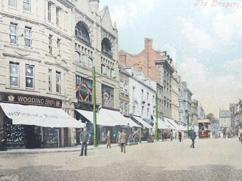 The Drapery Northampton Wooding Bros Store Tram Policeman Antique ...