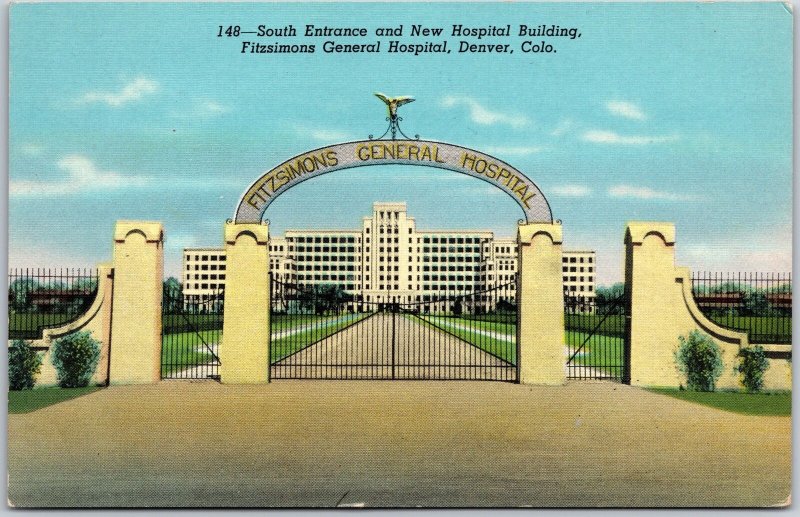 Entrance New Hospital Building Fitzsimons General Hospital Denver CO ...