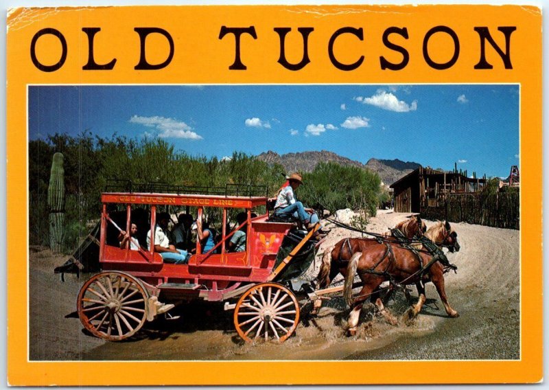 Postcard - The Overland Stage Coach - Old Tucson, Arizona | United ...