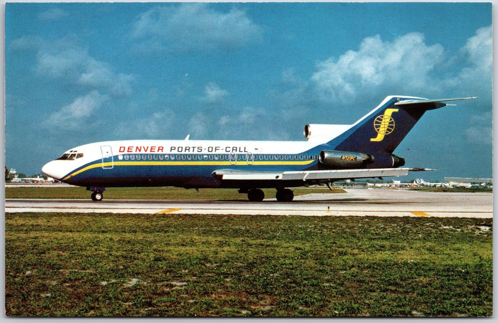 Airplane Denver Ports-of-Call Boeing 727 All Jet Fleet 125-Passenger ...