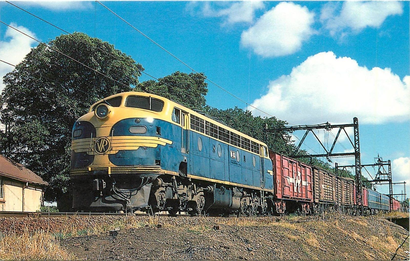 Victorian Railways Double Ended Diesel Cab Units Train Locomotive ...