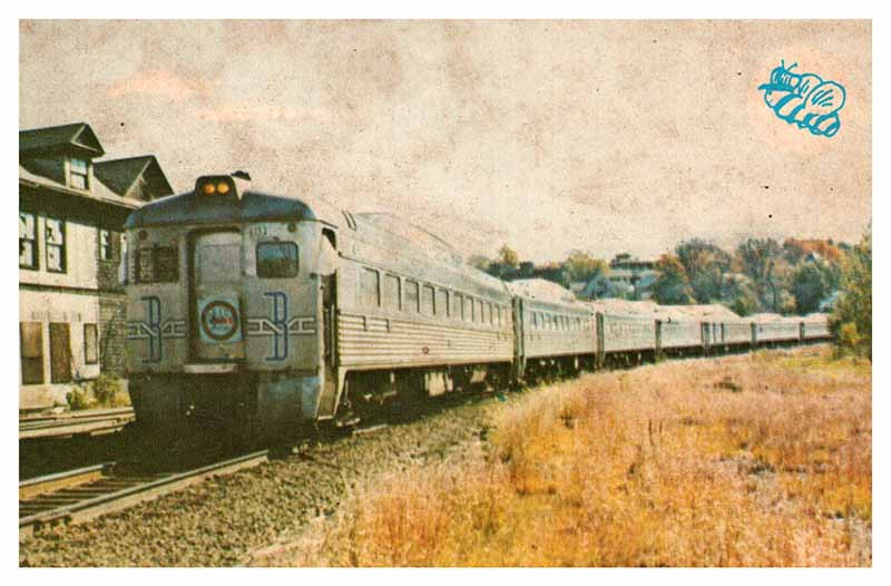 Postcard TRAIN SCENE Greenfield Massachusetts MA AQ4415 | United States ...