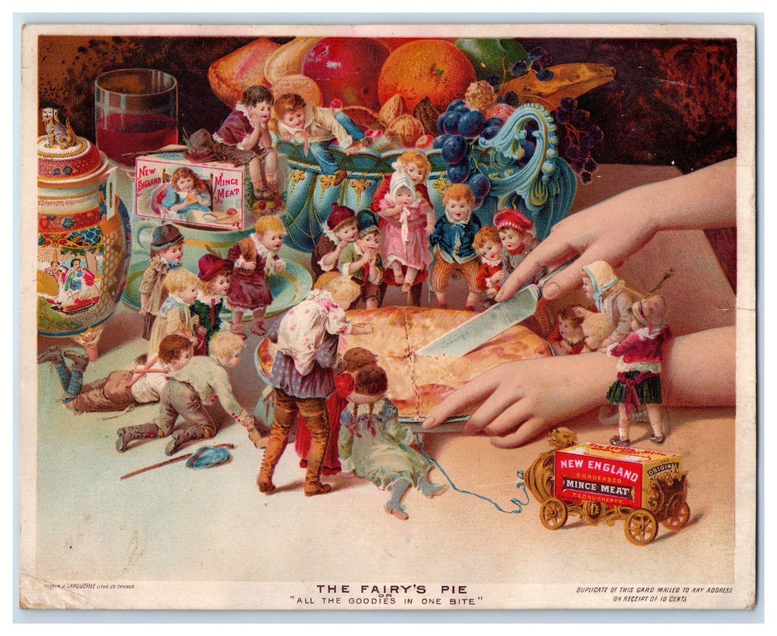 1880s T.E Dougherty New England Mine Meat "The Fairy's Pie" Adorable ...