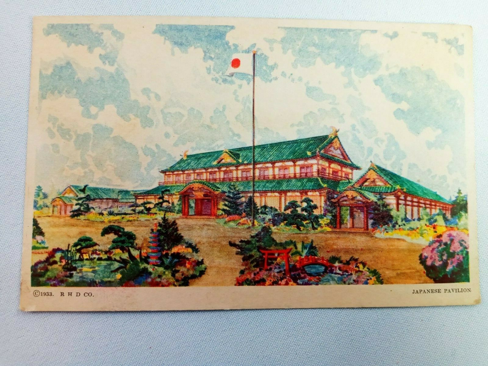 Vintage Postcard 1933 Japanese Pavilion Japan A Century of Progress ...